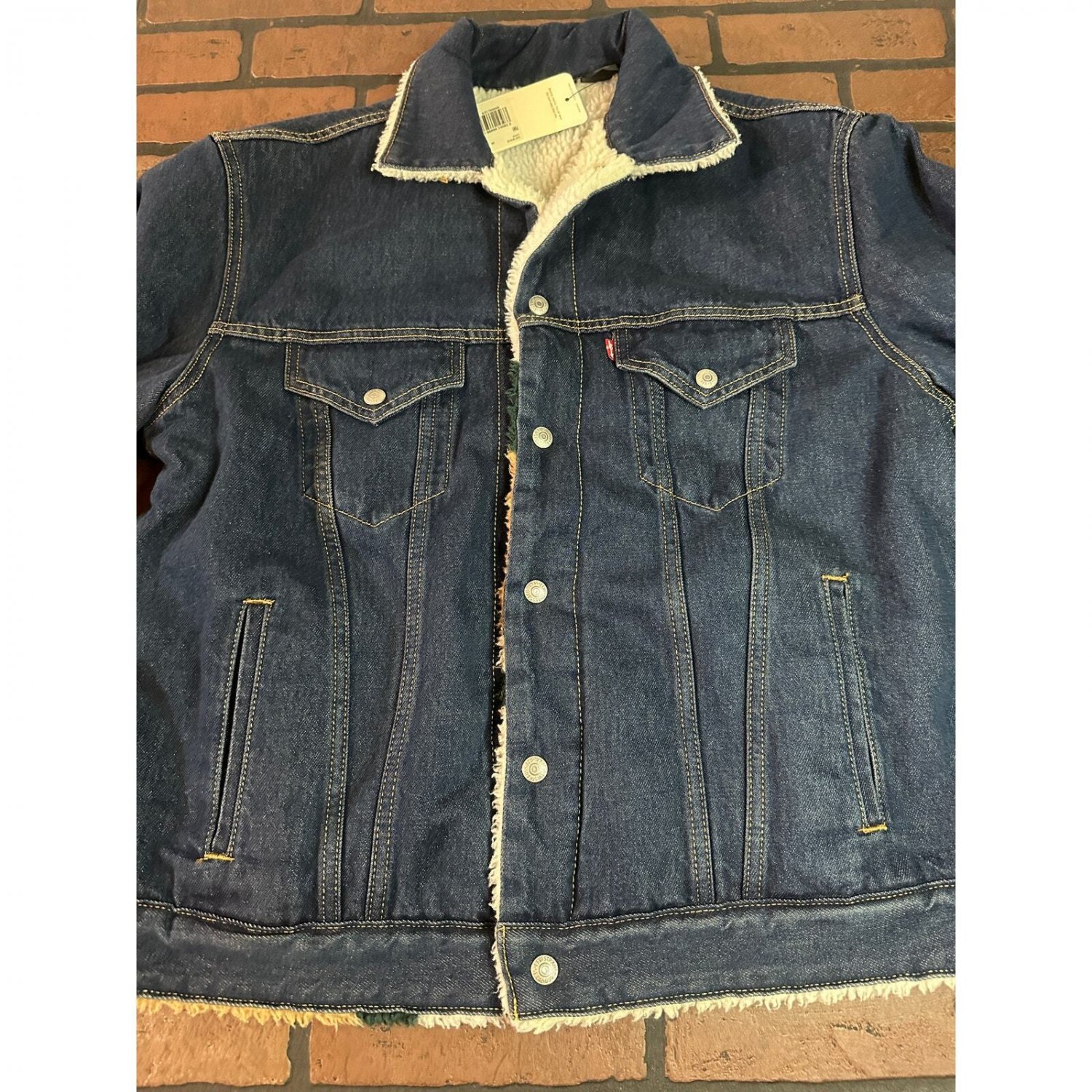Levi’s Denim Jacket with Decorative Sherpa Interior