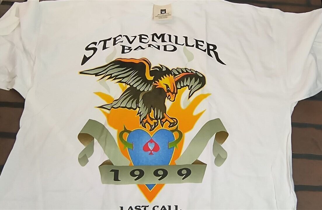 THE STEVE MILLER BAND - Vintage 1999 Winterland Last Call T-shirt ...