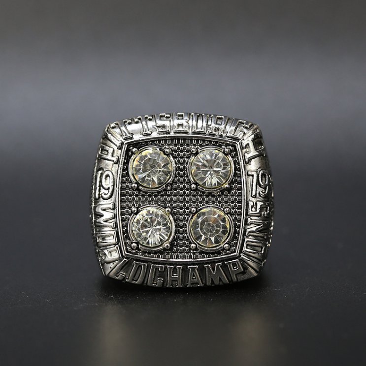 Silver 1979 Pittsburgh Steelers Super bowl championship ring 11 size&i