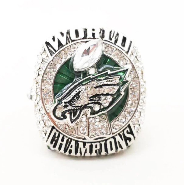 2017 Philadelphia Eagles Super Bowl Championship Ring - Wentz