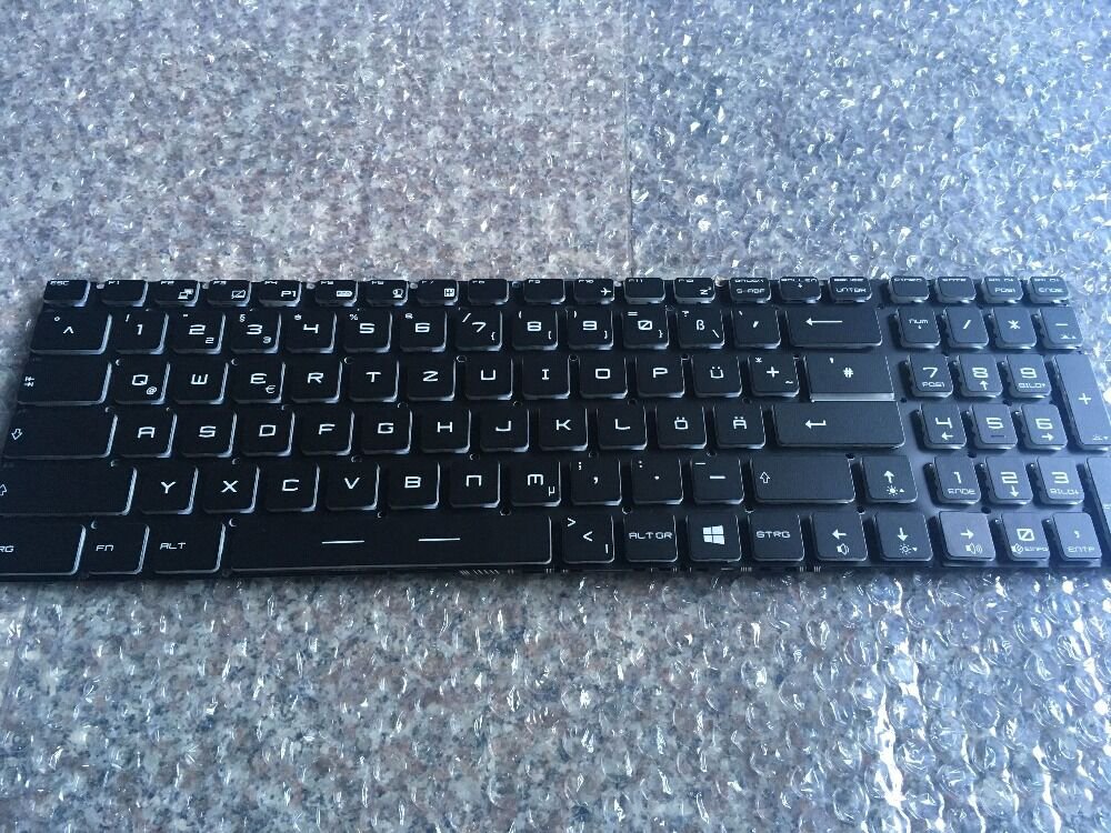 New Laptop keyboard for MSI GP62 GP72 CX62 WS60 QWERTZ GERMAN/AUSTRIAN ...