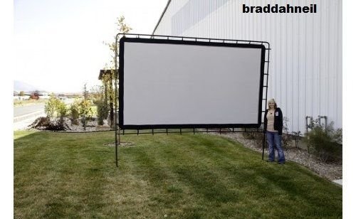 LARGE Outdoor Projector Screen BIG HUGE Movie Theater Projection ...
