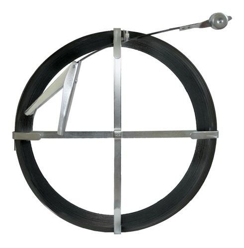 Flat Sewer Rod Plumbers Snake Drain Tool 3/4" x 100' Pipes Tape Septic ...
