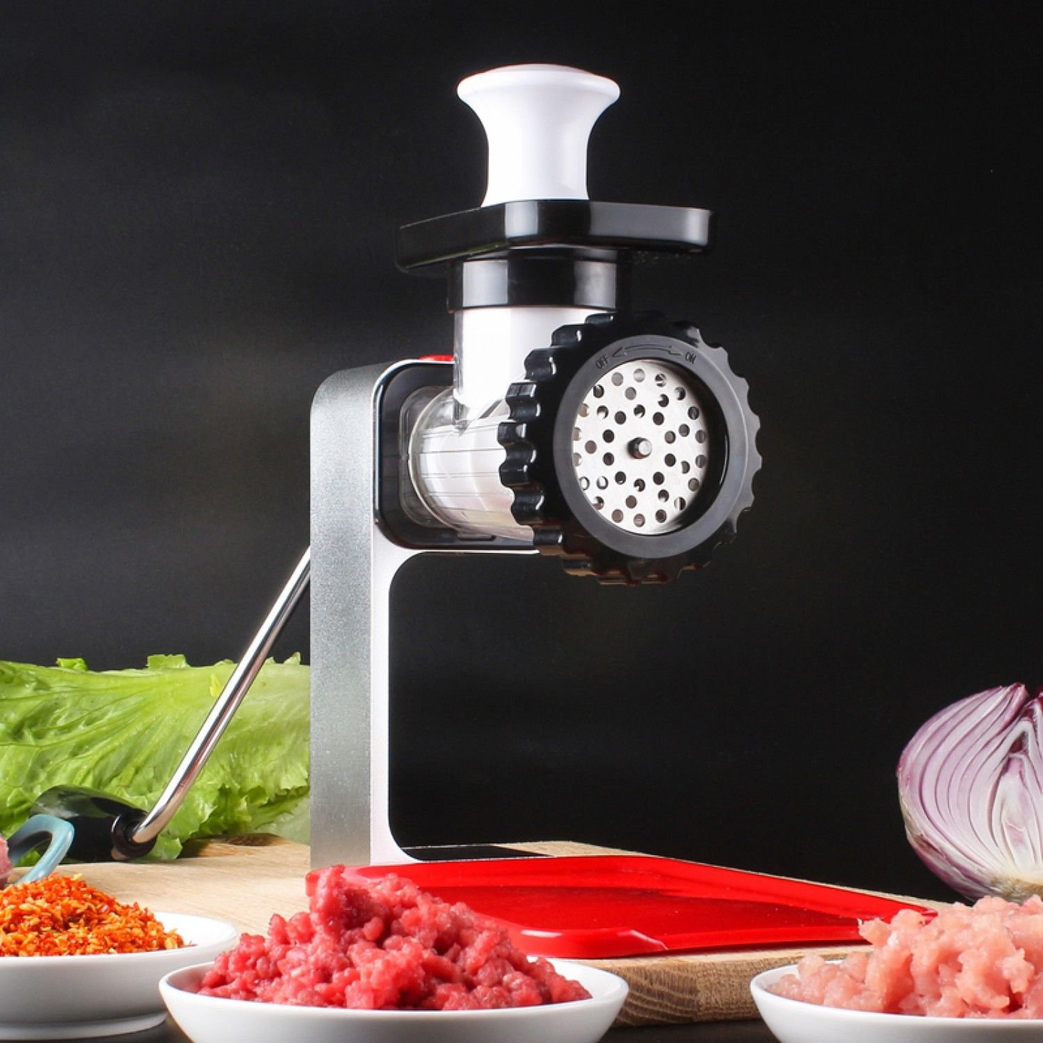 Meat Grinder Manual Mincer Machine Pork Beef Peanut Grinder Sausage Maker