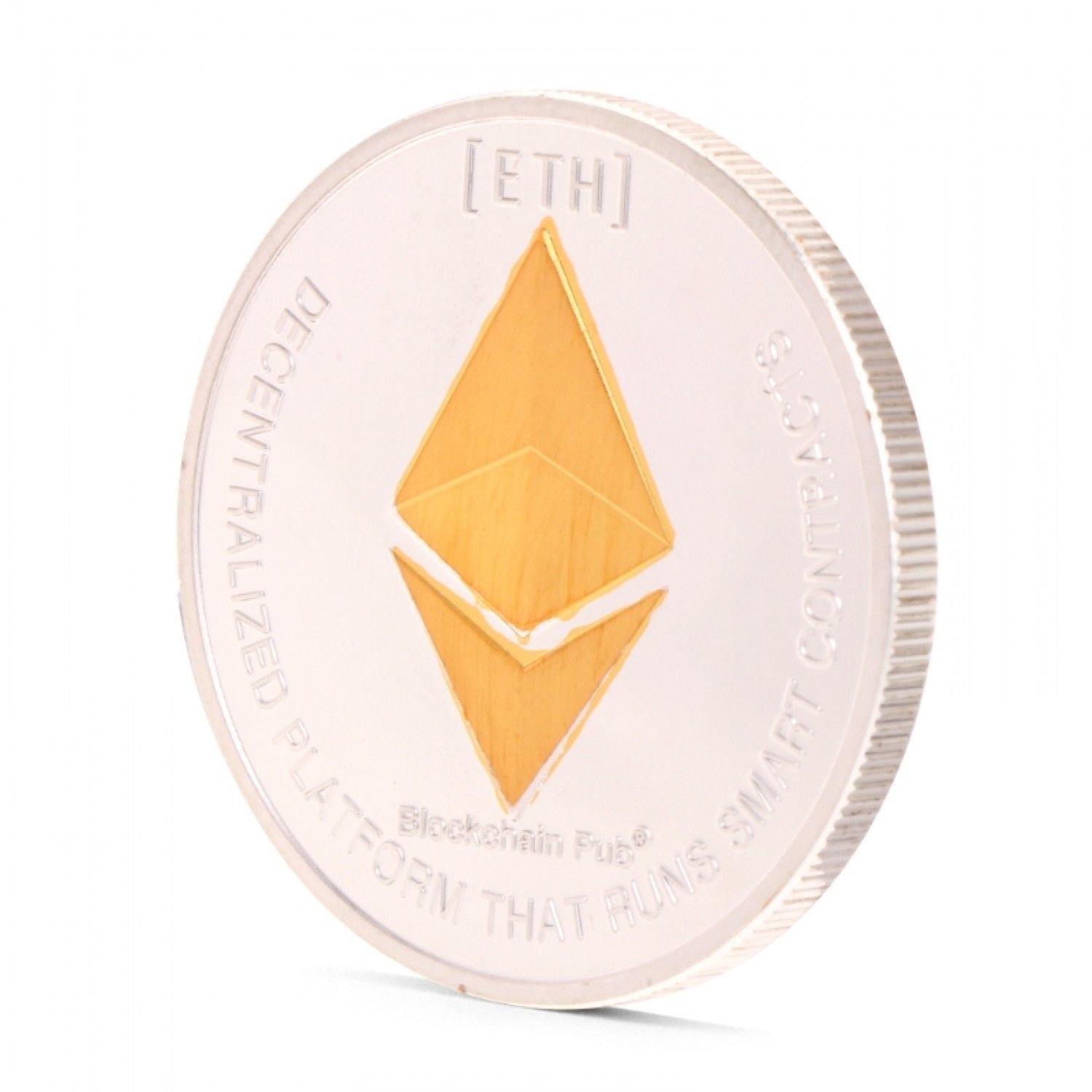 Ethereum Physical Silver Plated Commemorative Challenge Coin Collection ...