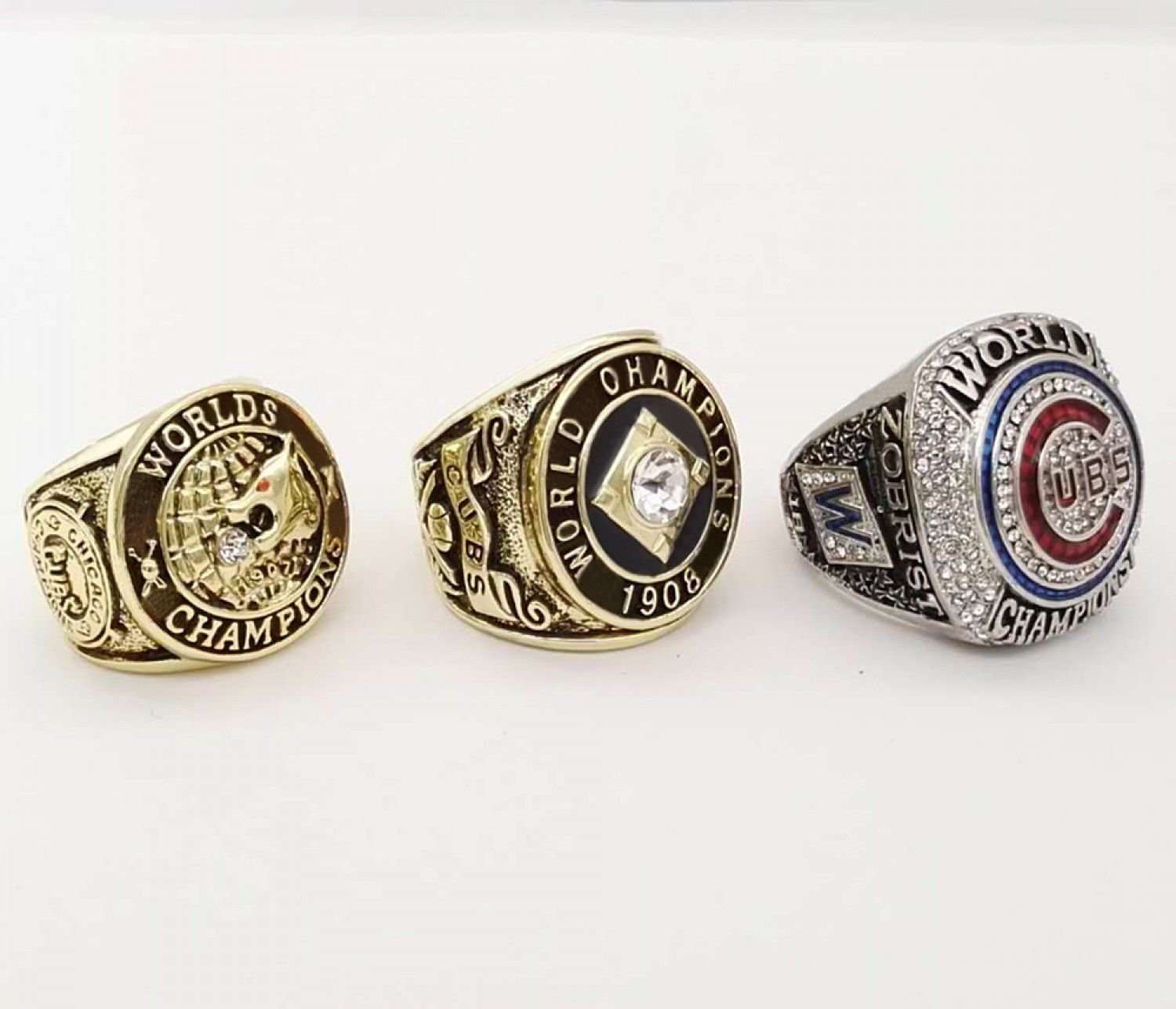 New Arrival 1907 1908 2016 Chicago Cubs Set World Series Championship ...