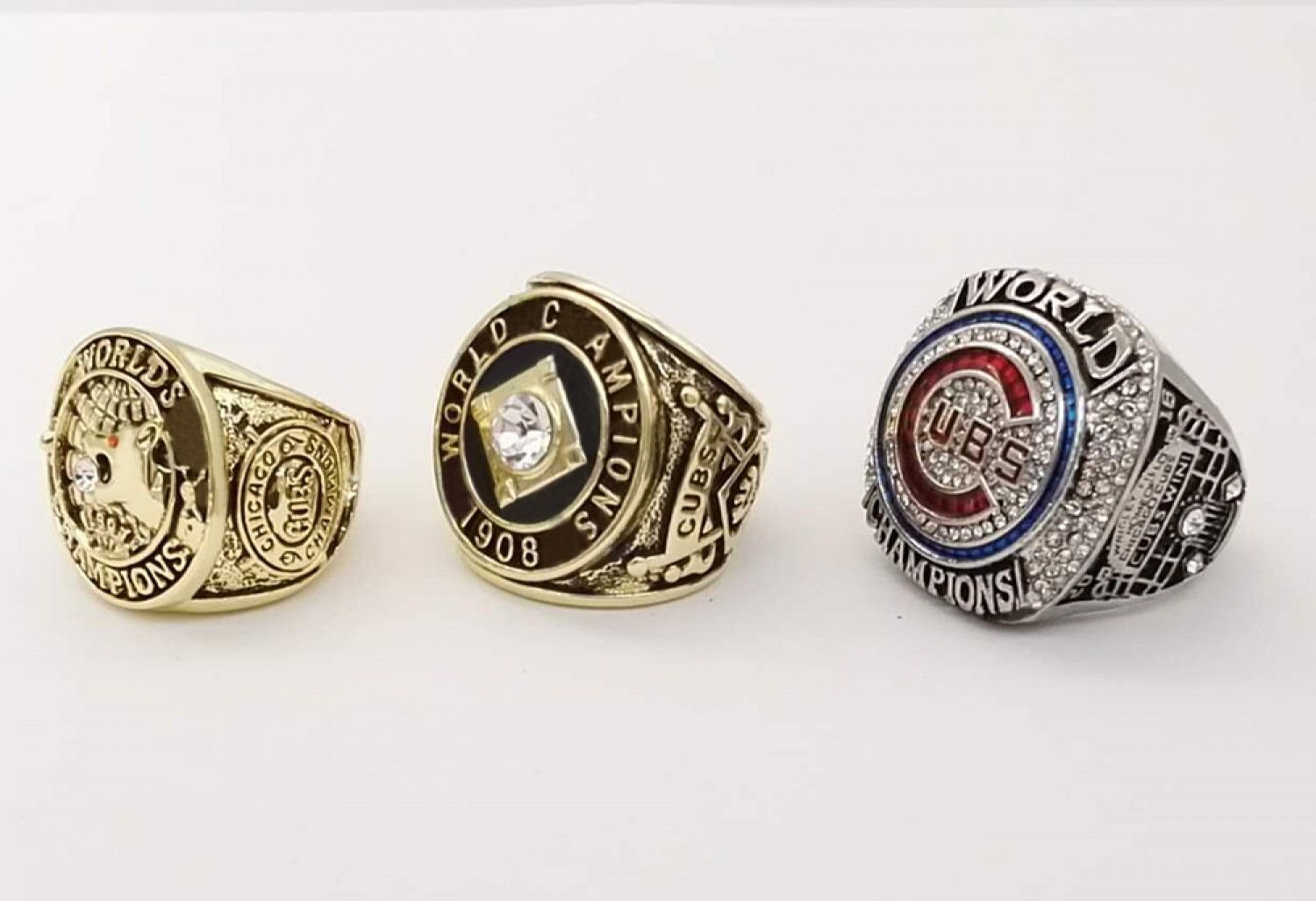 New Arrival 1907 1908 2016 Chicago Cubs Set World Series Championship ...