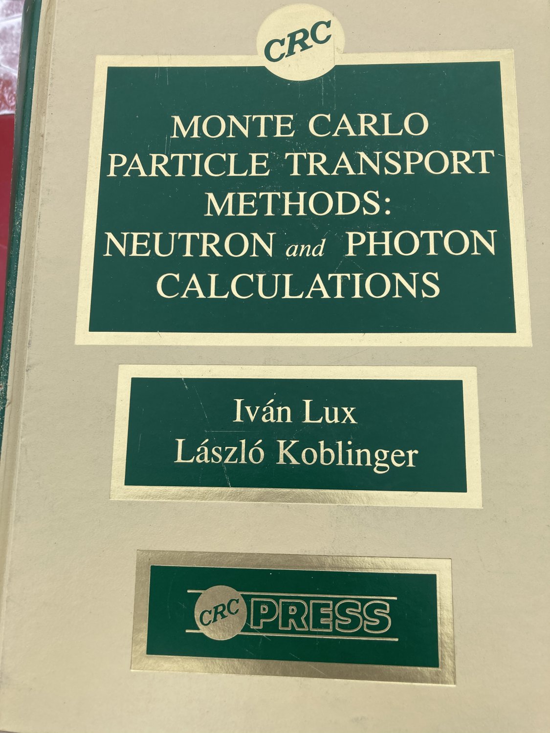 monte carlos practice transport methods: neutron and photon calculations ivan laszlo koblinger