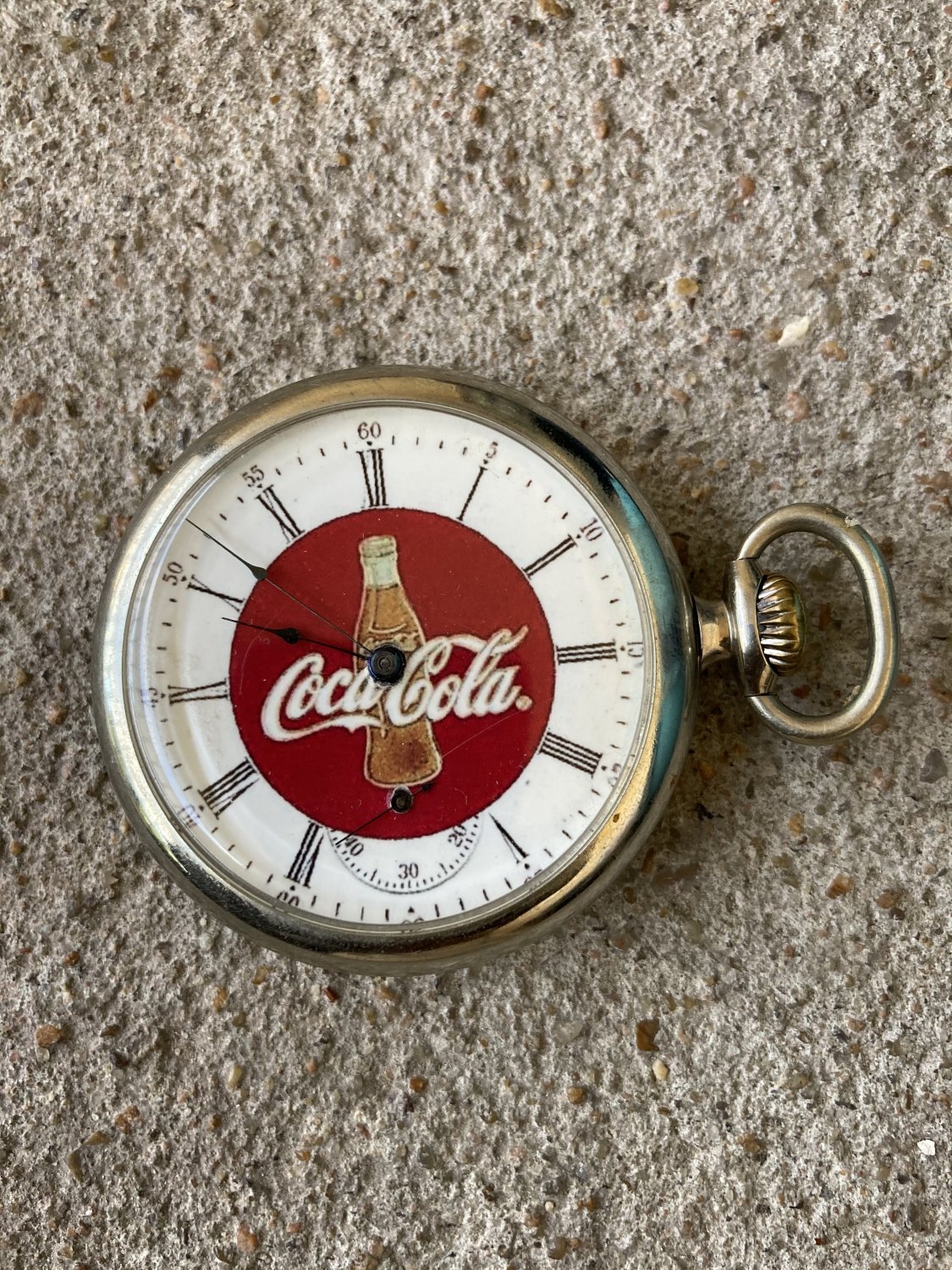 Vintage Coca Cola Pocket Watch. Great Find.
