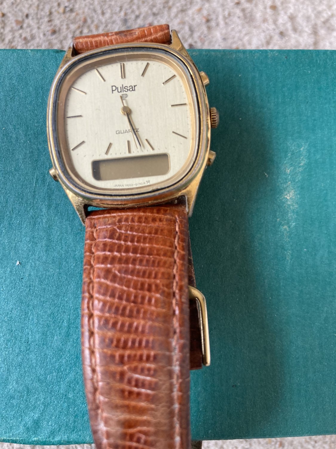 1970s Rare Vintage Pulsar Analog-Digital Men's WATCH Watch. Great Find.