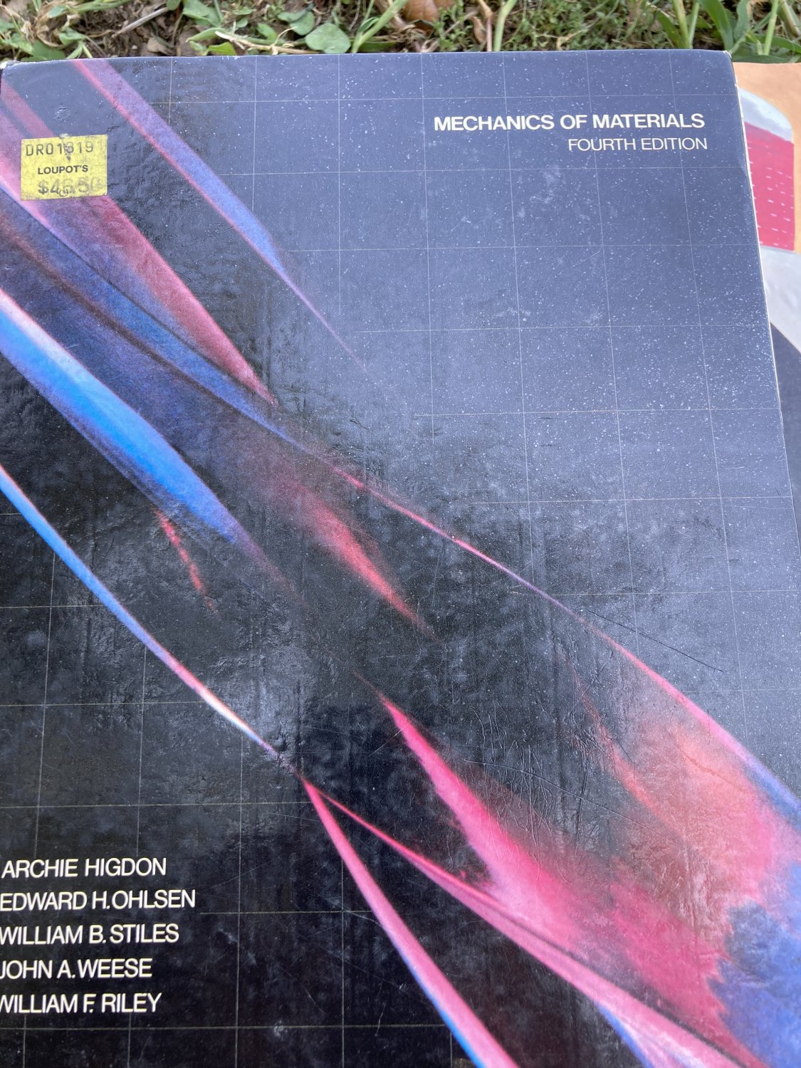 4th edition mechanics of materials by archie And Others.Great Find.