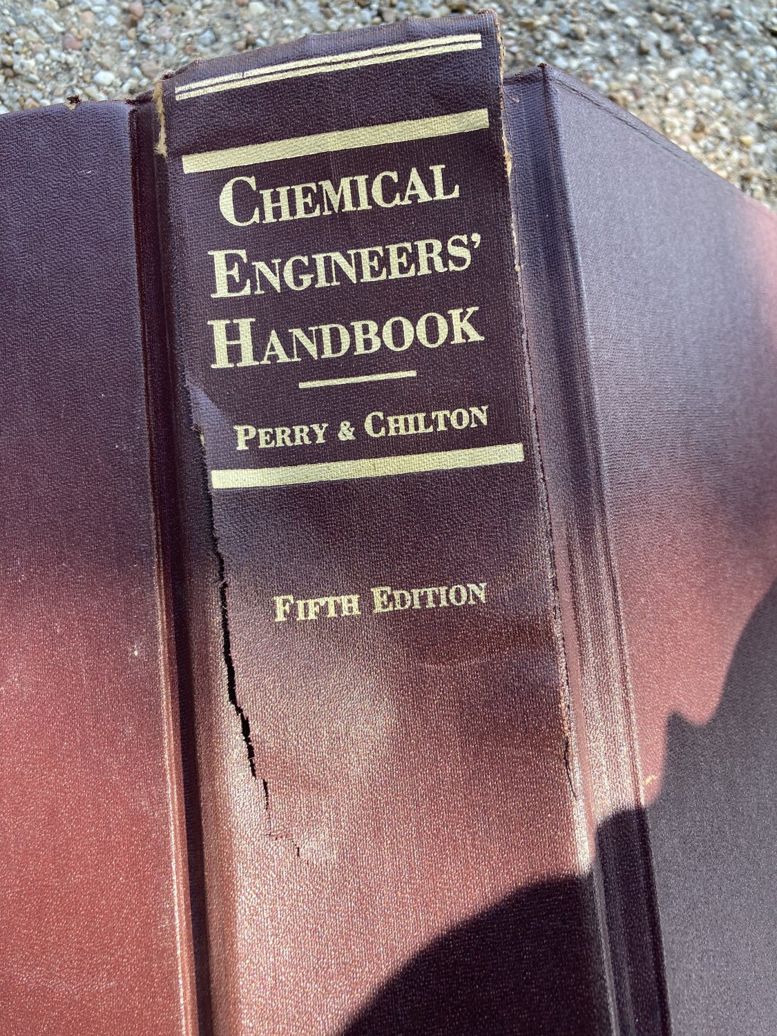5th Edition CHEMICAL ENGINEERS' HANDBOOK BY PERRY and CHILTON Great Find.
