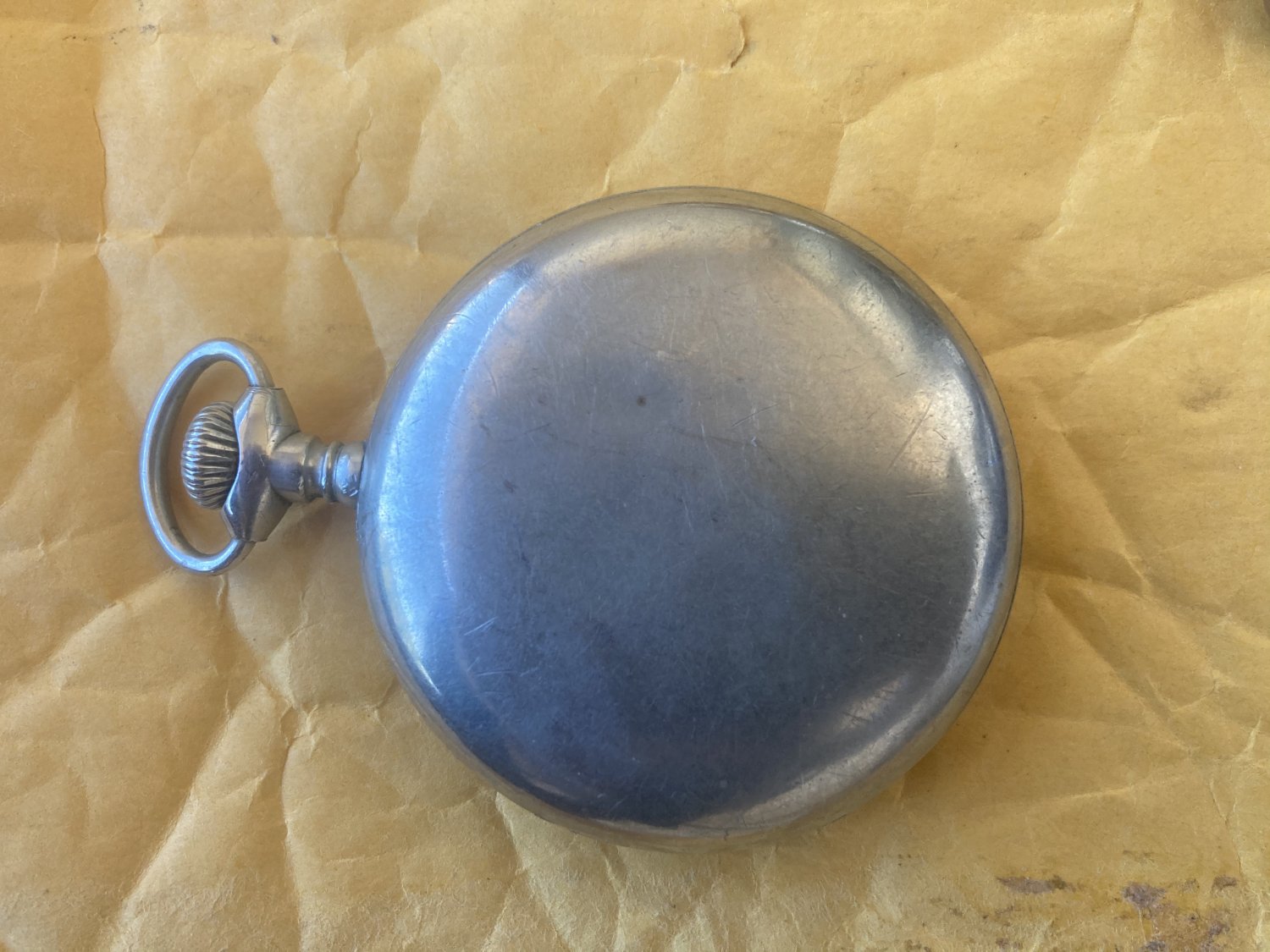 Vintage Elgin Pocket Watch Case As Is For Parts. No Crystal.Great Find.