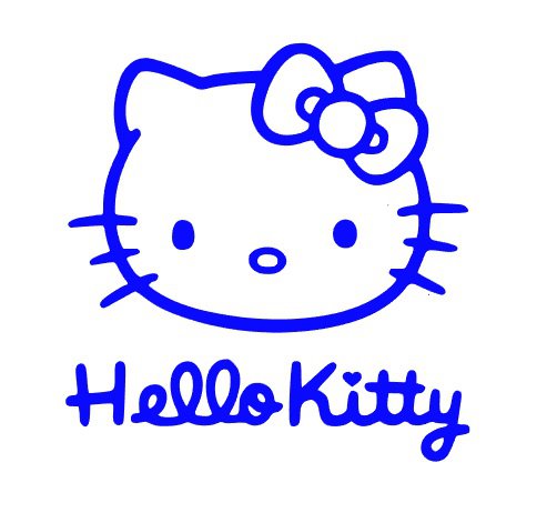 2'' Hello Kitty vinyl decal sticker phone laptop window