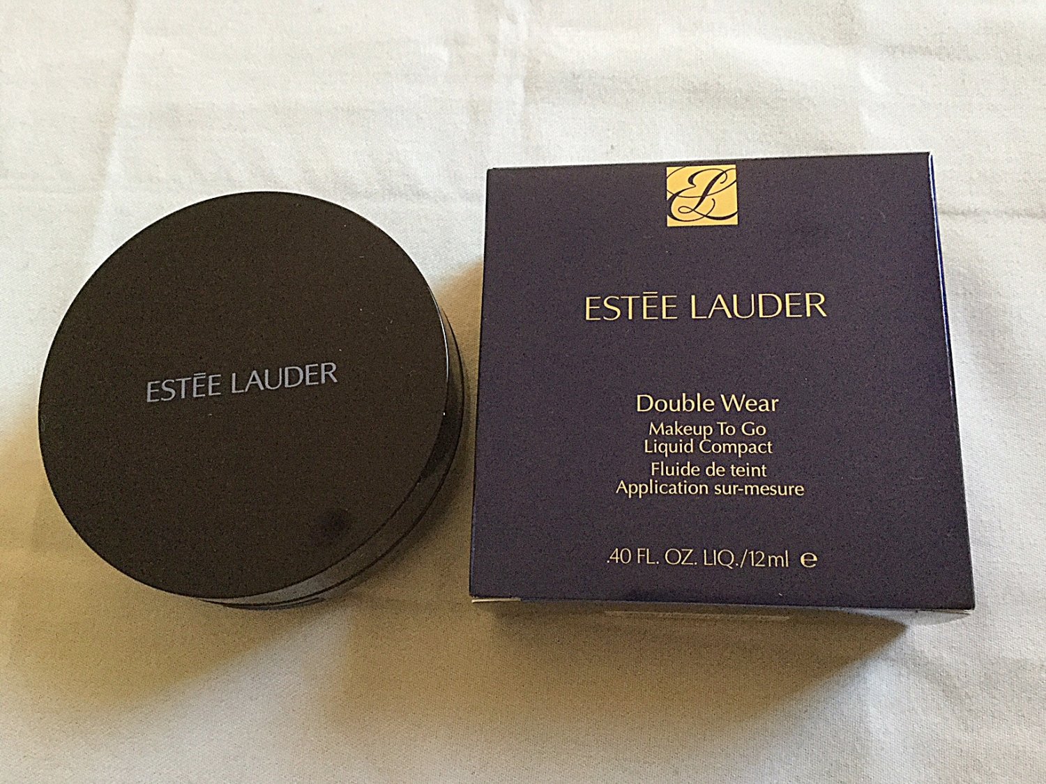 ESTEE LAUDER Double Wear Makeup To Go Liquid Compact Foundation 2C2 ...