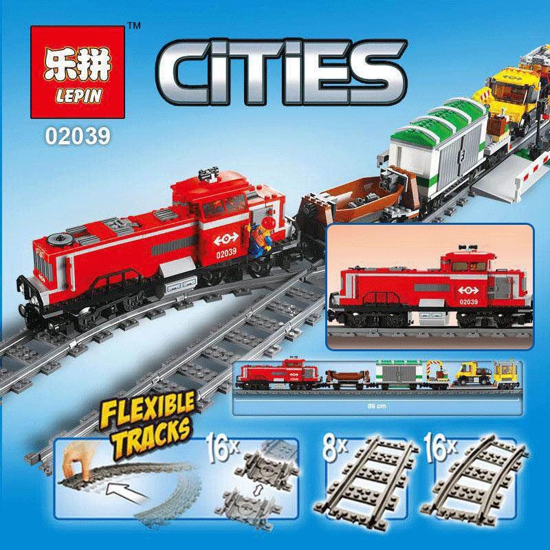 Creator Red Cargo Train 3677 Compatible 02039