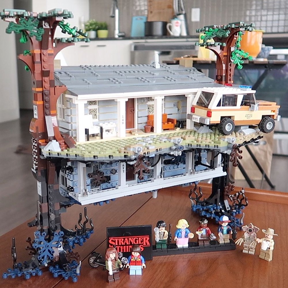 MOC Stranger Things The Upside Down 25010 compatible lego 75810 with ...