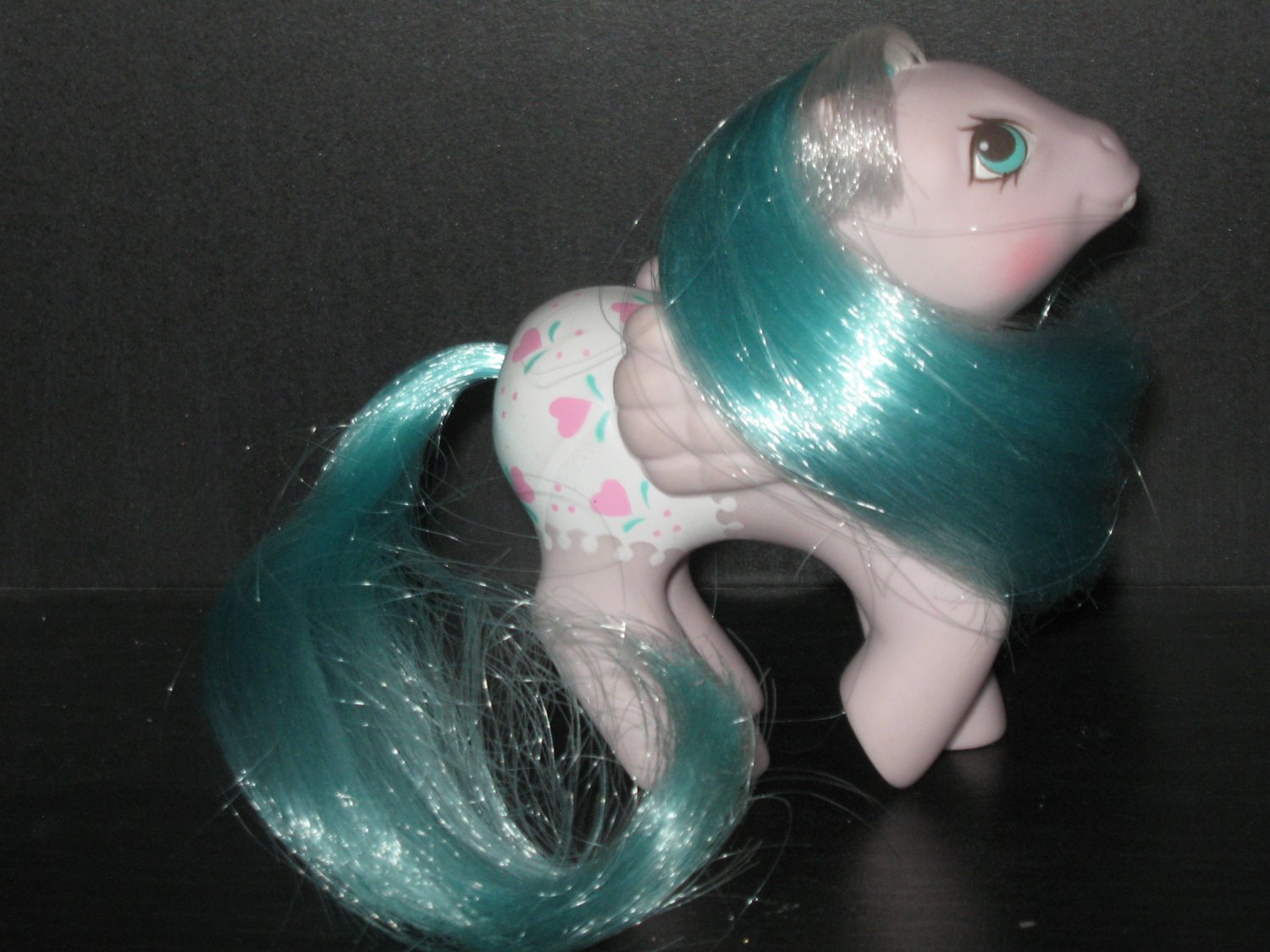 Vintage G 1 My Little Pony MLP Fancy Pants Baby Dots N Hearts