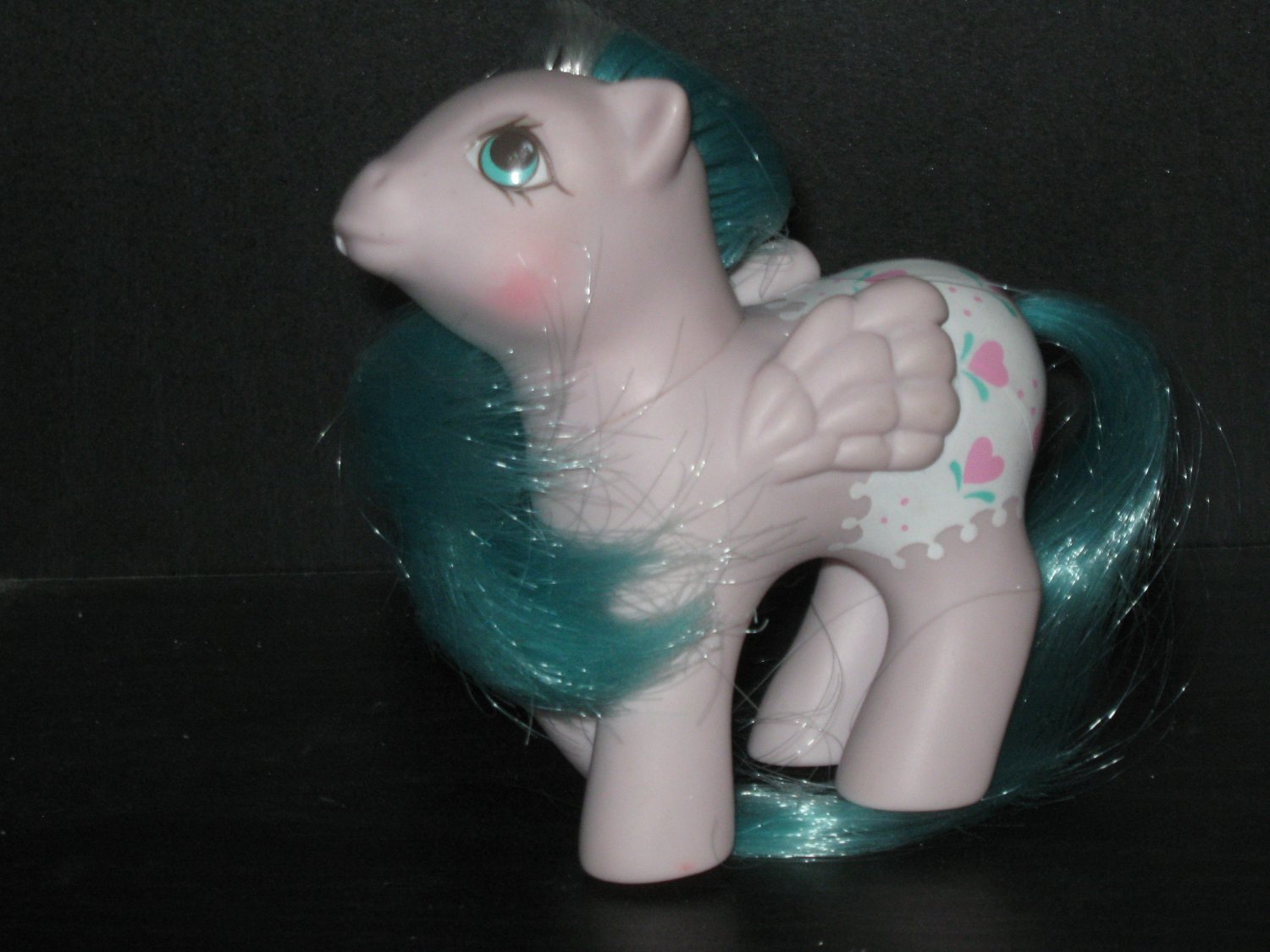 Vintage G 1 My Little Pony MLP Fancy Pants Baby Dots N Hearts