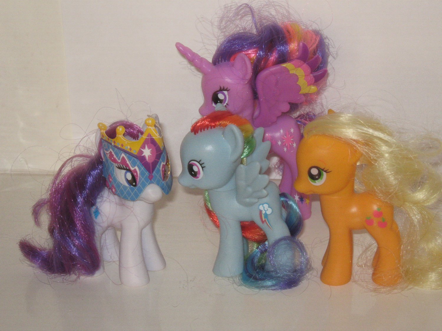 G4 My Little Pony MLP (FiM) - Bundle Lot of 4 - TS, RD, AJ Rarity