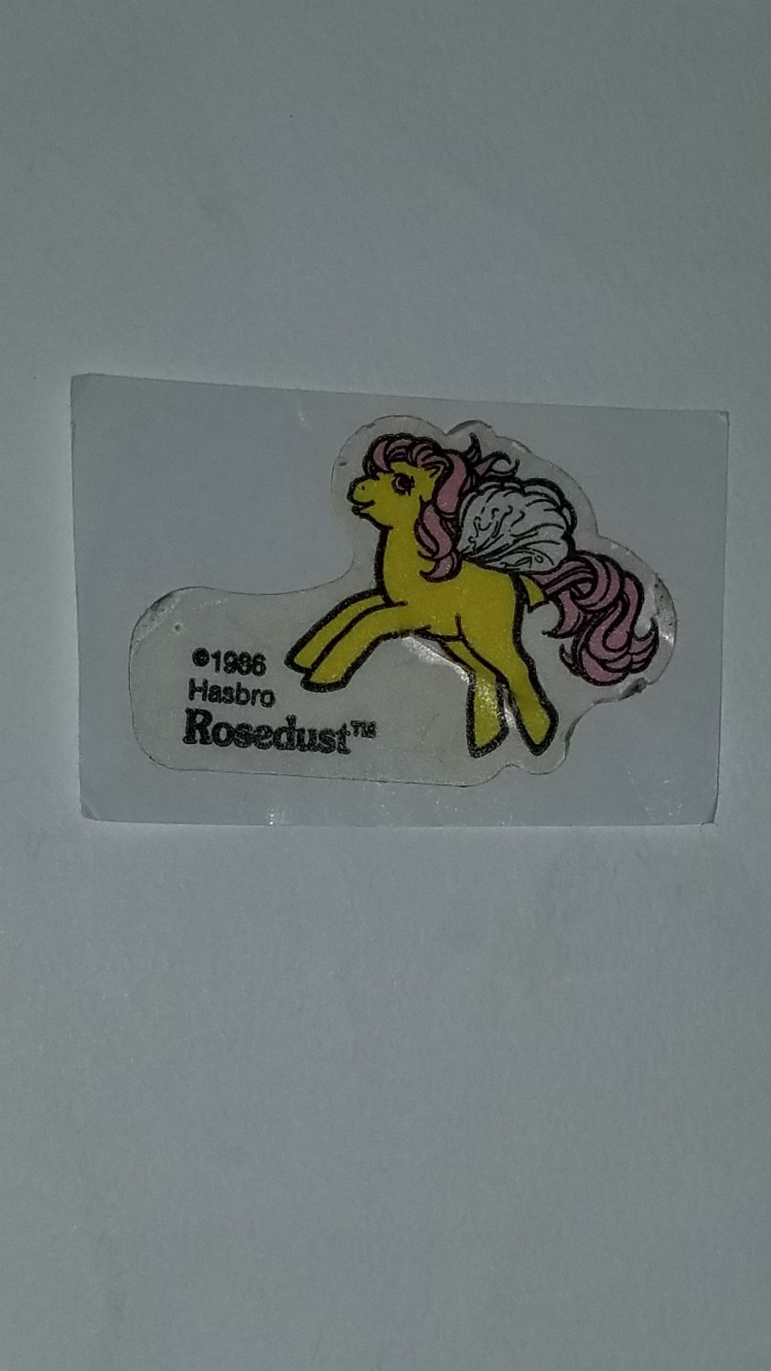 MLP My Little pony Vintage G1 - Flutter Rosedust Sticker