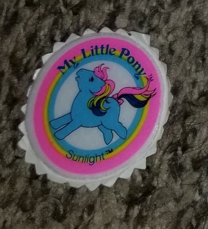 MLP My Little pony Vintage G1 - Sticker - Sunlight