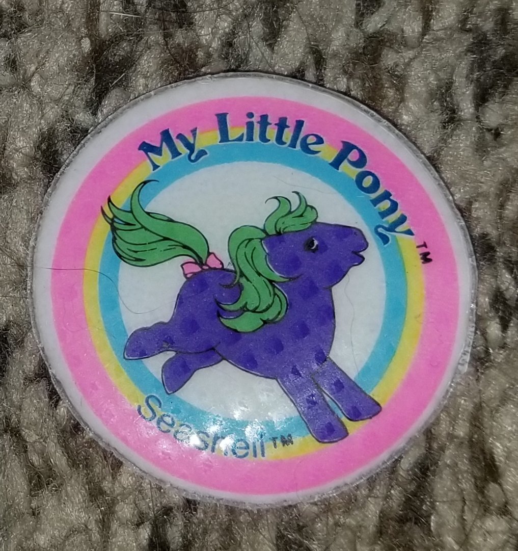 MLP My Little pony Vintage G1 - Sticker - Seashell