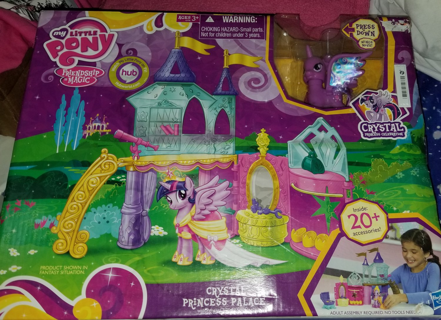 Vintage G 4 My Little Pony MLP - Twilight's Crystal Princess Palace ...