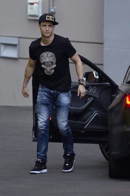 Cristiano Ronaldo CR7 Black Blue Baseball Caps Number 7 Sports Snapback Cap