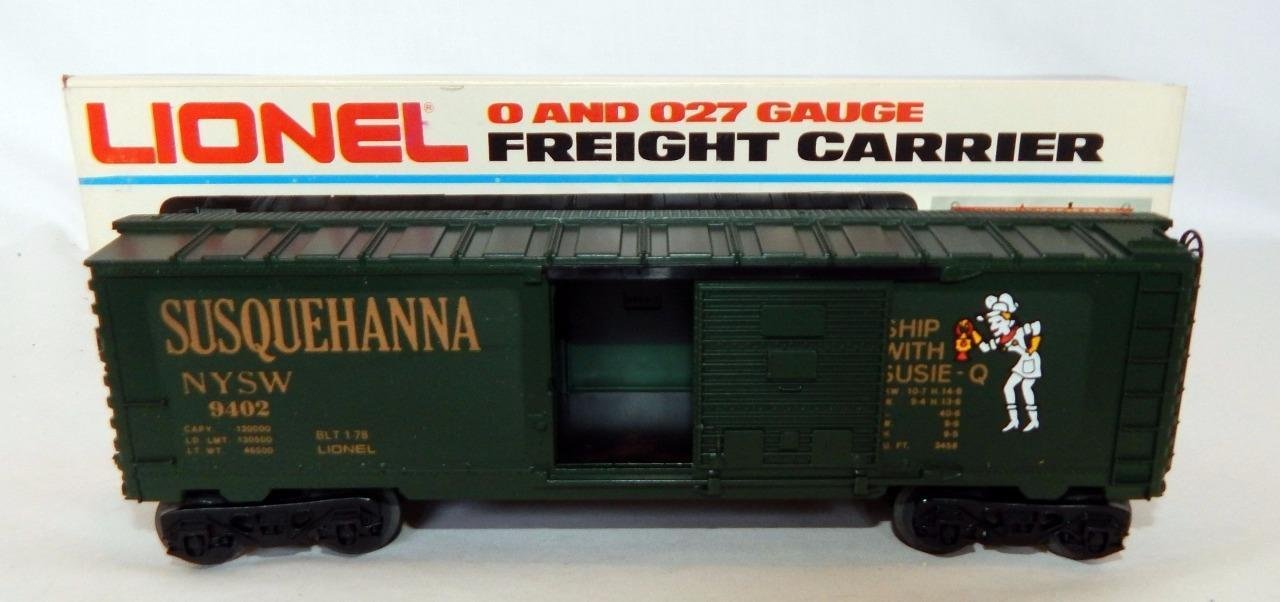 Lionel 6-9402 Susquehanna Box Car NYSW Ship with Susie Colorful CLEAN BOXED