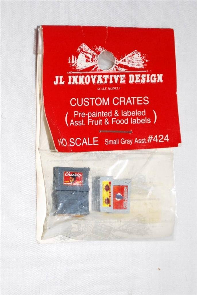 JL Innovative Design #424 Custom Crates Fruit & Food HO Scale USA FOUR ...