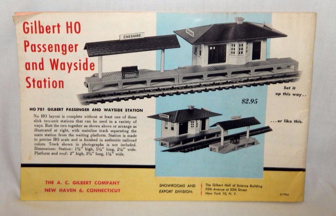 Vintage AC Gilbert HO 1956 Catalog D1904 American Flyer Trains