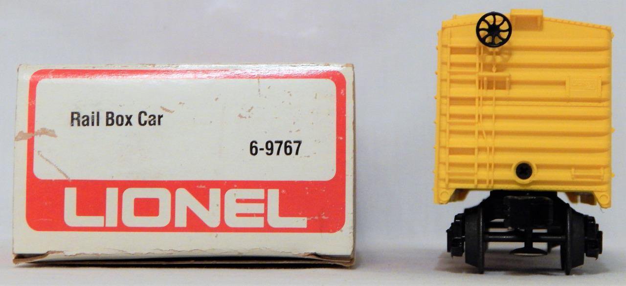 Lionel Trains 6-9767 Rail Box Railbox Boxcar 1976-77 Rbox Yellow 9700 ...
