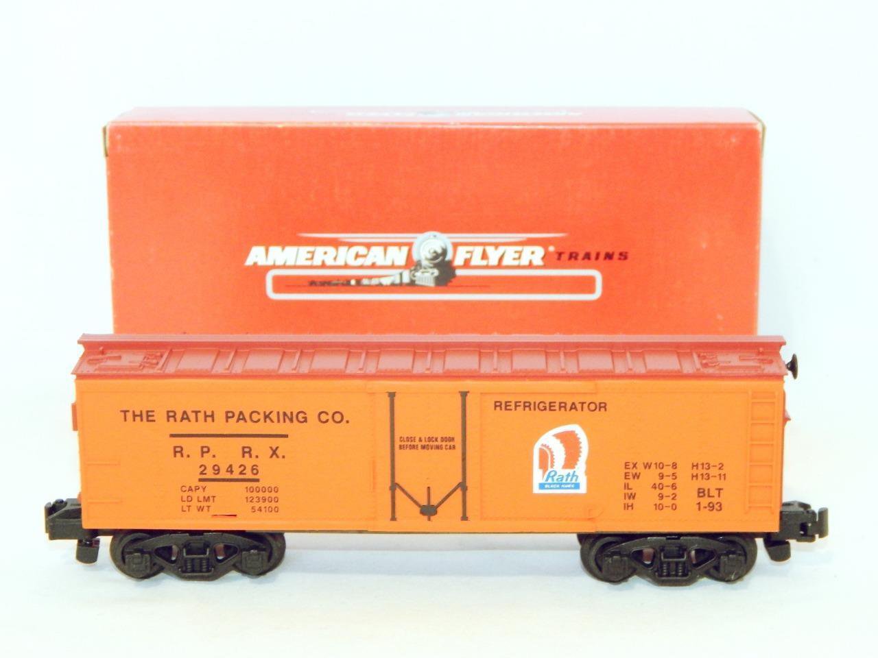 American Flyer 6-48317 Rath Packing Reefer Refrigerator Car S gauge ...