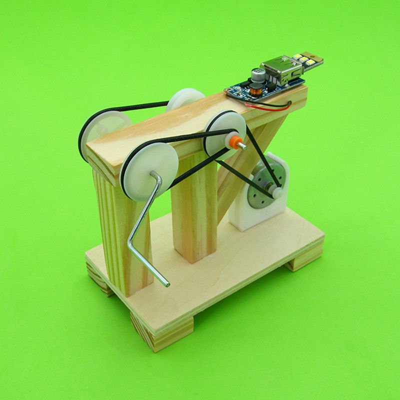 DIY Dynamo Generator Model Wood Invention Science Experiment Toys ...