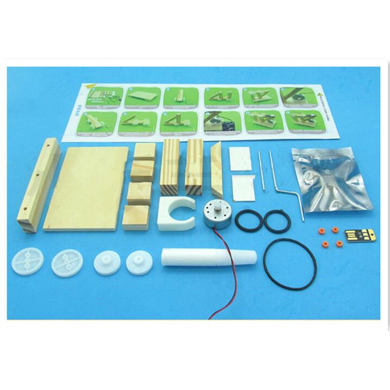 DIY Dynamo Generator Model Wood Invention Science Experiment Toys ...