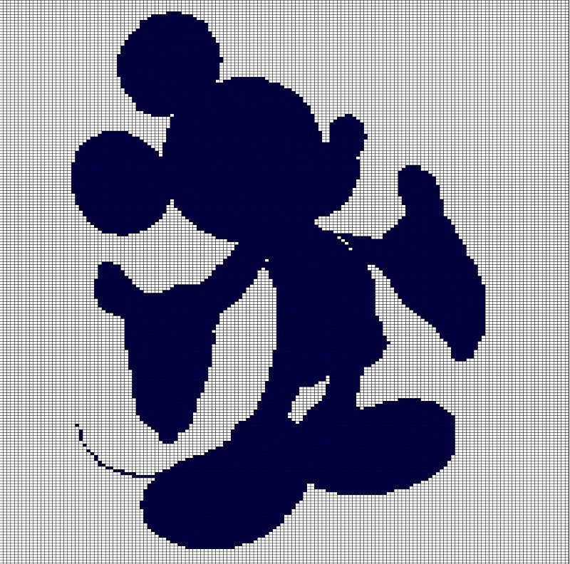 MICKEY MOUSE CROCHET AFGHAN PATTERN GRAPH