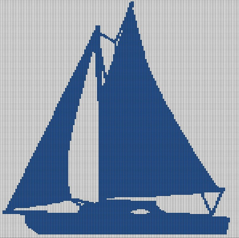 SHIP CROCHET AFGHAN PATTERN GRAPH
