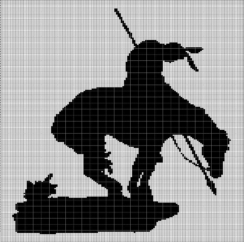 INDIAN CROCHET AFGHAN PATTERN GRAPH