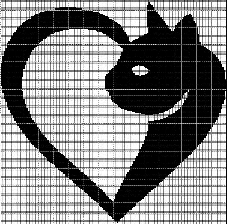 LOVE CAT CROCHET AFGHAN PATTERN GRAPH