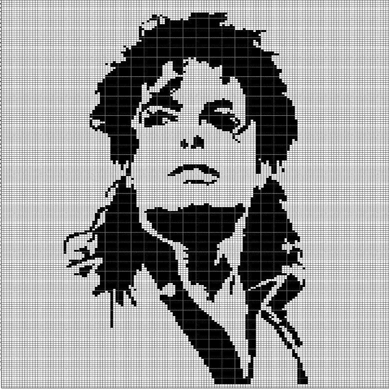 MICHAEL JACKSON CROCHET AFGHAN PATTERN GRAPH
