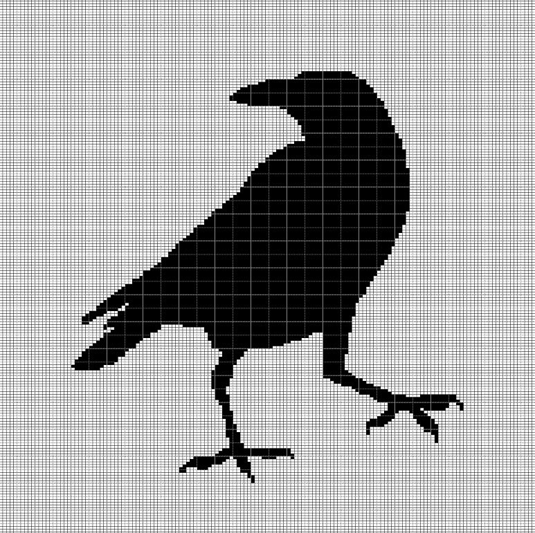 RAVEN CROCHET AFGHAN PATTERN GRAPH