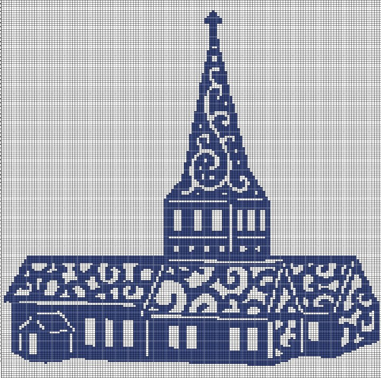 CHURCH CROCHET AFGHAN PATTERN GRAPH