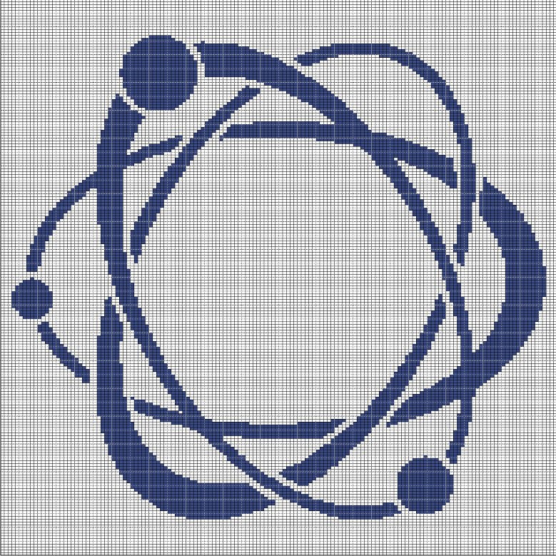 ATOM CROCHET AFGHAN PATTERN GRAPH