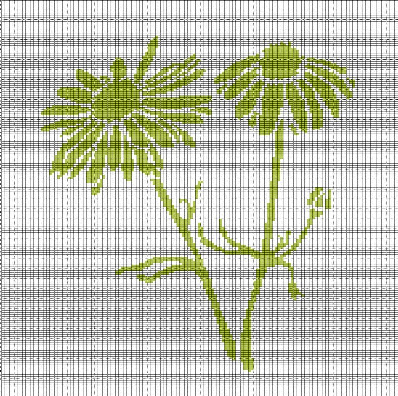 DAISY CROCHET AFGHAN PATTERN GRAPH