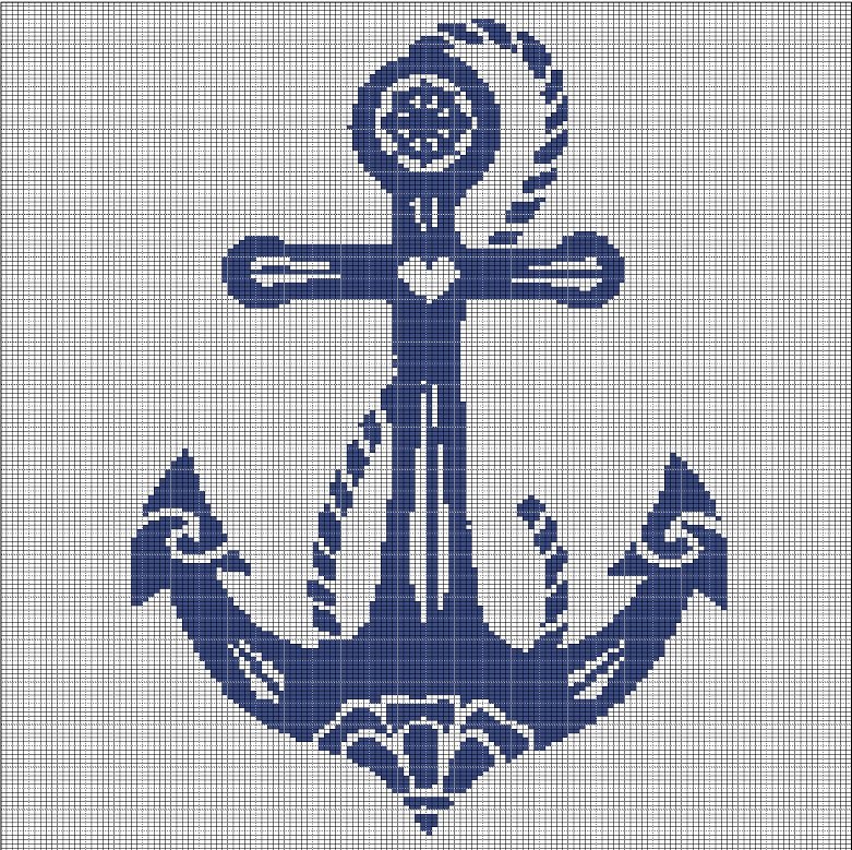 ANCHOR 3 CROCHET AFGHAN PATTERN GRAPH