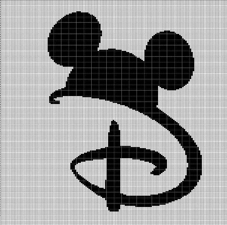DISNEY D 2 CROCHET AFGHAN PATTERN GRAPH