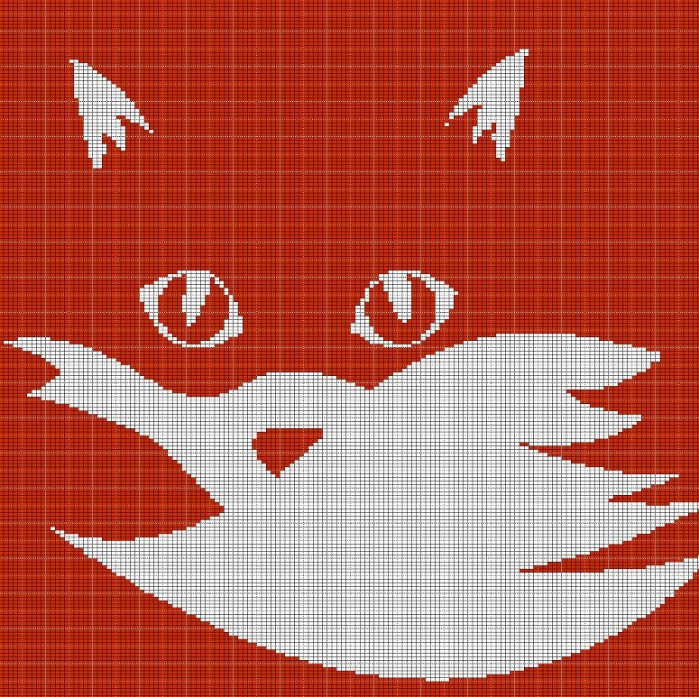 FOX CROCHET AFGHAN PATTERN GRAPH