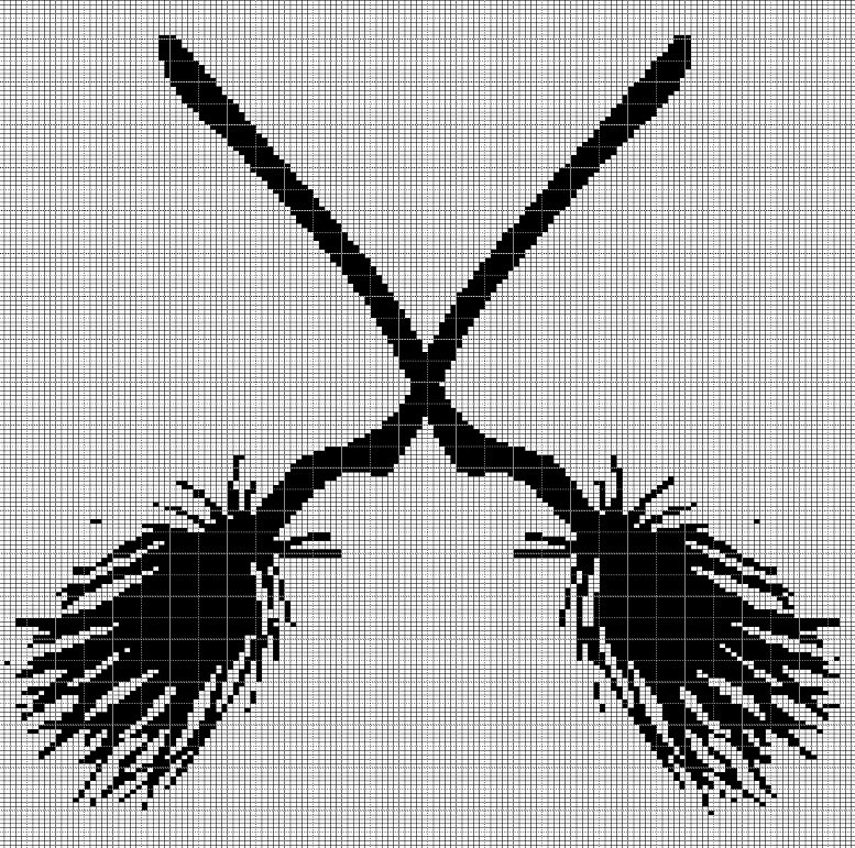 BROOMS CROCHET AFGHAN PATTERN GRAPH