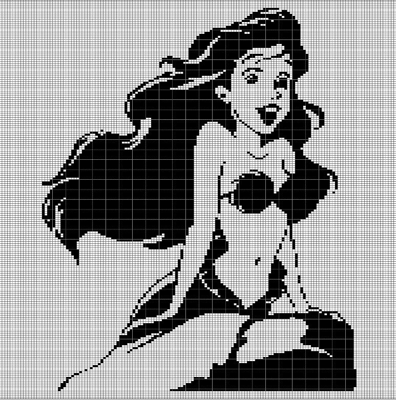 ARIEL CROCHET AFGHAN PATTERN GRAPH